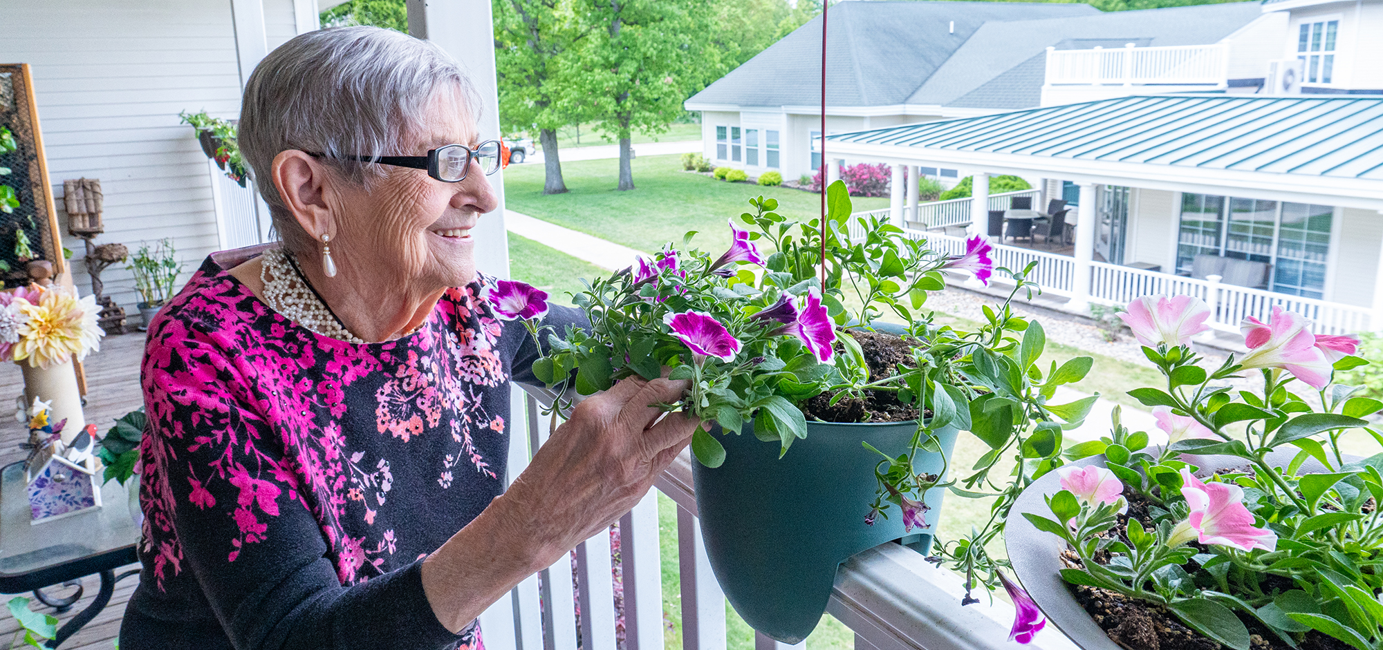 From Balcony to Bloom: Helen’s Gift to Oak Grove » Life At Greencroft ...